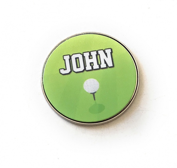 Personalised Golf Ball Markers - Golf Course Design - maisiemoogifts.co.uk